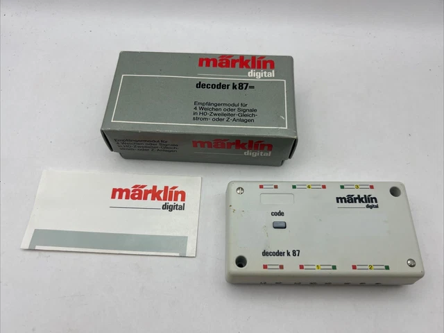 MARKLIN HO 6087 Decoder K87 Original Box Märklin Model Railway £17.49 ...