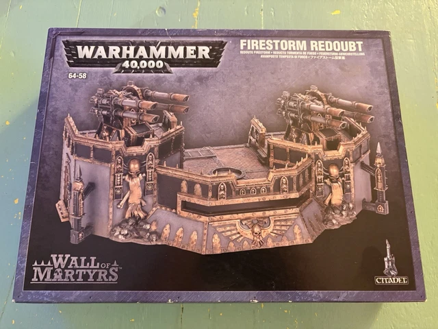 WALL OF MARTYRS Firestorm Redoubt - RARE OOP - Warhammer 40K Scenery ...