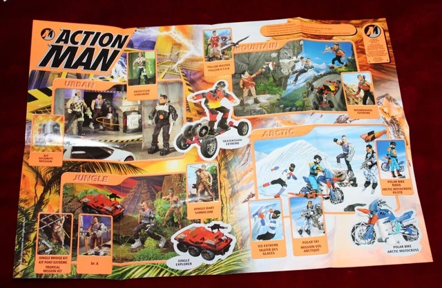 ACTION MAN - Hasbro - Catalogue Affiche -1999 EUR 9,99 - PicClick FR