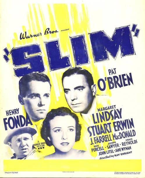 SLIM POSTER HENRY Fonda Pat O'Brien Stuart Erwin Margaret Li 1937 Movie ...