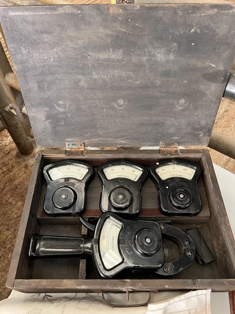 VINTAGE COLUMBUS TONG Test Ammeter set Electrical test equipment £24.00 ...