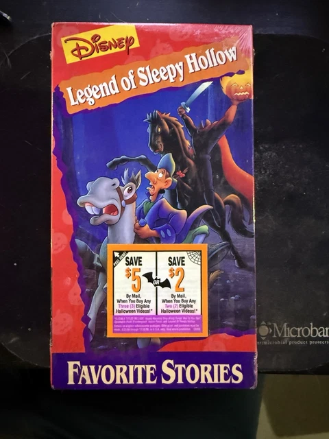 DISNEYS FAVORITE STORIES - The Legend of Sleepy Hollow (VHS, 1994) £11. ...