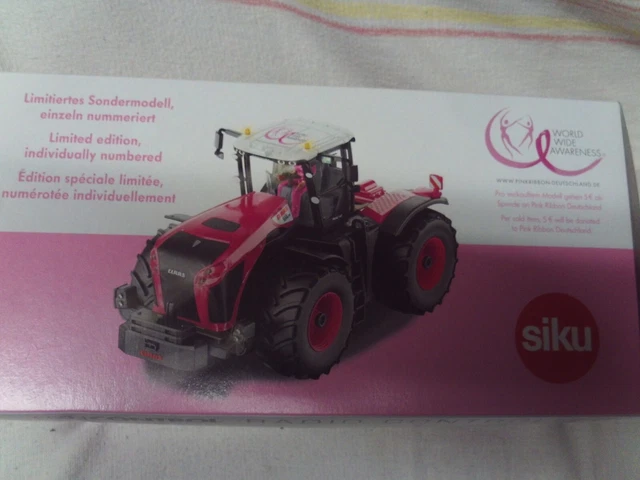SIKU SONDERMODELL CONTROL 6791 Claas Xerion Pink Neu OVP Top Modell 1 ...