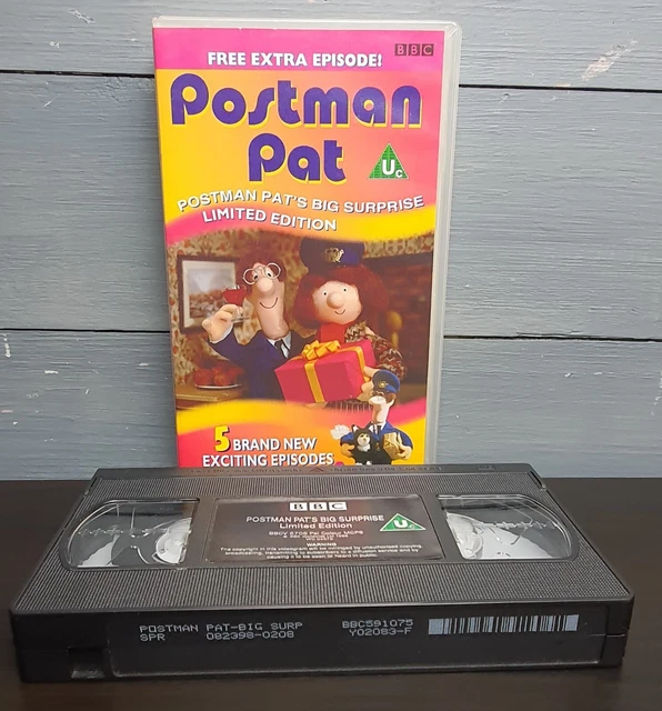 POSTMAN PAT VHS Cassette Postman Pat's Big Surprise VHS Tape £11.49 ...