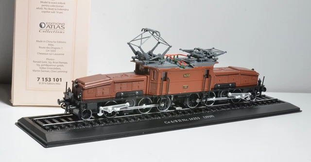 LOCOMOTIVE ÉLECTRIQUE ATLAS 7 153 101 crocodile Ce 6/8 II d. CFF ...
