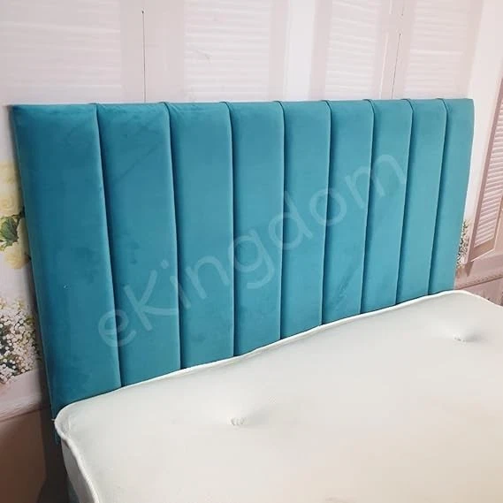 NEW 24& HEADBOARD Panel Plush Velvet Upholstered For Divan Bed Sets ...