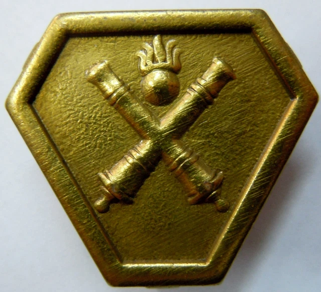 INSIGNE ARTILLERIE CEF ITALIE 1943 CORPS EXPEDITIONNAIRE ORIGINAL WWII ...