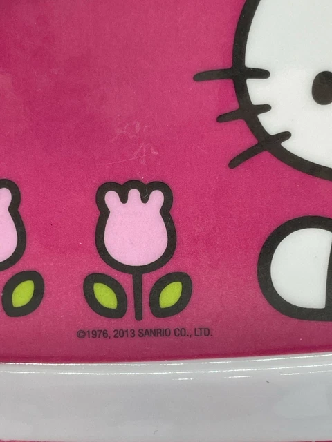 SANRIO HELLO KITTY Melamine Plastic Compartment Divided Plate Japan $18 ...