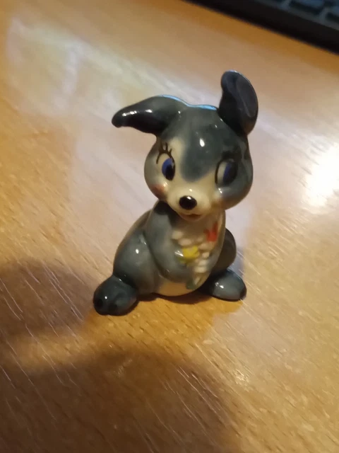 VINTAGE WADE 1950S Walt Disney Hatbox Series Bambi Thumper Bunny Rabbit ...