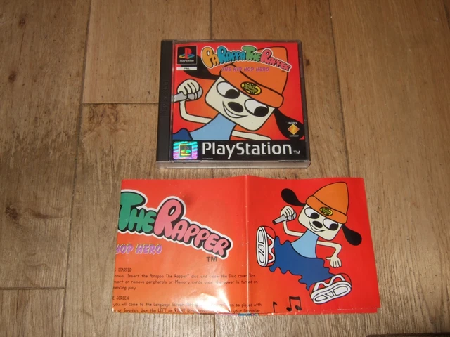 EMPTY PARAPPA THE Rapper Case Inlays Artwork Poster Manual Only Ps1 No ...