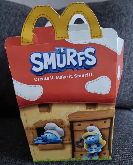 🍟🍟 MCDONALDS HAPPY Meal UK 2022 Empty Box Only - The Smurfs £3.00 ...