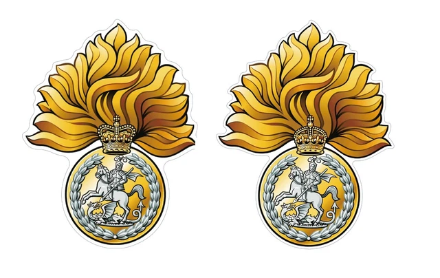 ROYAL REGIMENT OF Fusiliers Waterproof Vinyl Stickers Decal RRF Army £2 ...