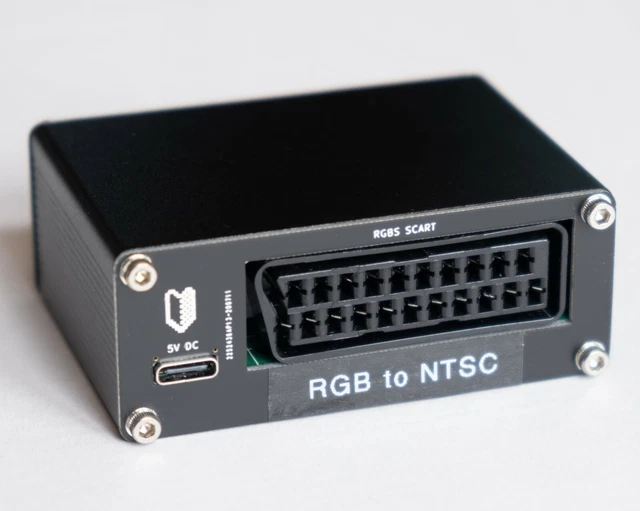 RGB SCART TO NTSC S-video and composite transcoder/encoder $55.00 ...