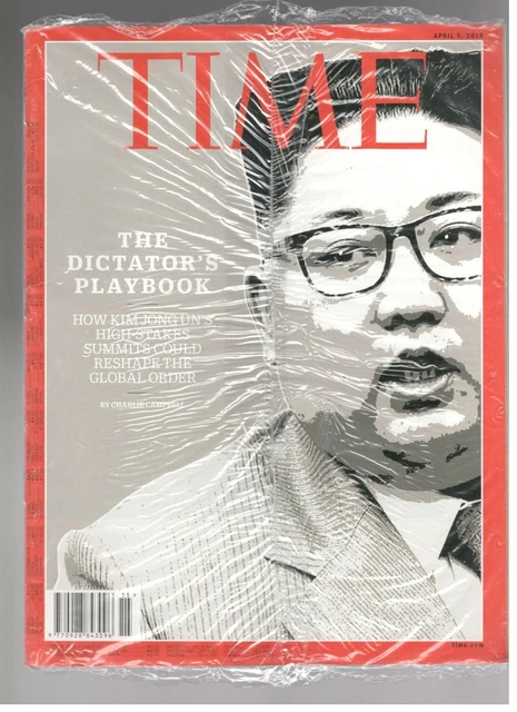 NOUVEAU SEALED TIME Magazine Avril 9, 2018 Dictator Playbook Kim Jong ...