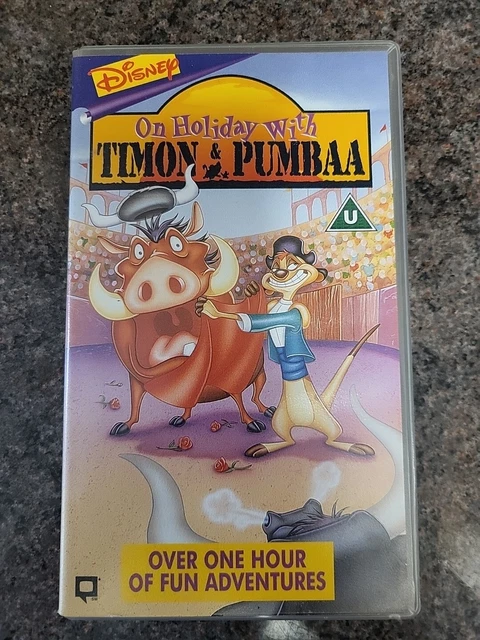 DISNEY ON HOLIDAY With Timon & Pumbaa Vhs £4.00 - PicClick UK