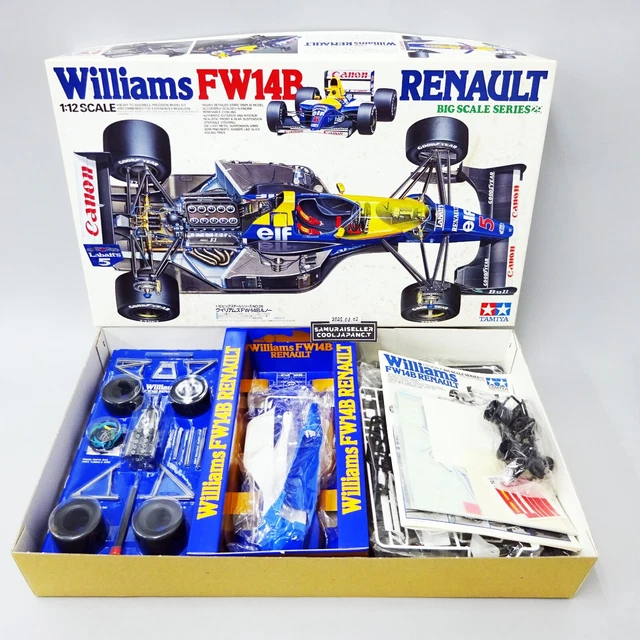 TAMIYA 1/12 WILLIAMS FW14B Renault #1992 World Champion Plastic Model ...