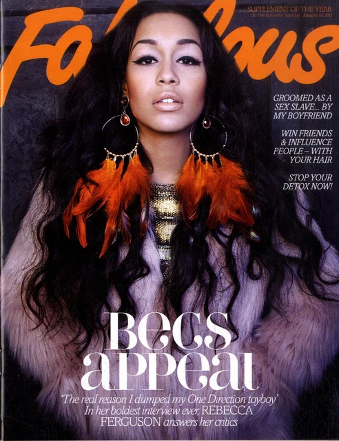 FABULOUS MAGAZINE 2012-14/1 Rebecca Ferguson. Tim Lovejoy. Anna Hart £9 ...
