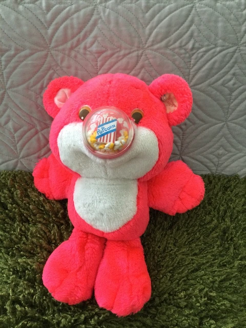 VINTAGE PLAYSKOOL NOSY Bear Popcorn Plush Stuffed Animal RARE 1980s ...