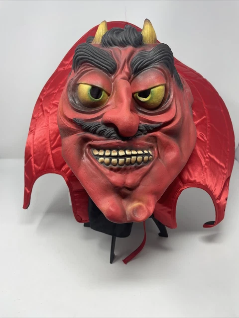 VTG EL DIABLO Devil Rubber Mask Illusions Horror Halloween Vintage ...