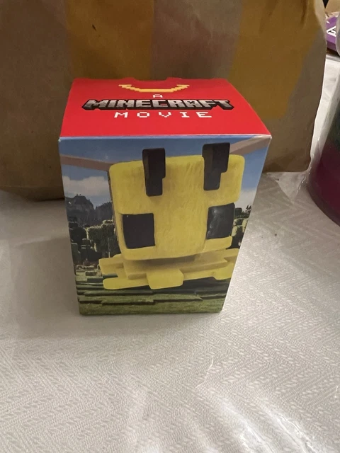 MCDONALDS UK HAPPY MEAL TOY MINECRAFT MOVIE (ULTRA RARE) BEE 🐝 CUBE ...