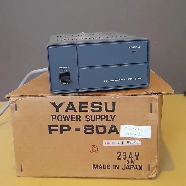 YAESU FP-80A POWER Supply - Lindars Radios £65.00 - PicClick UK