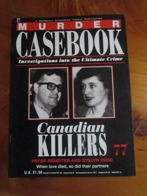 MAGAZINE MURDER CASEBOOK Canadian Killers No.77 Great ** Must See EUR 2 ...