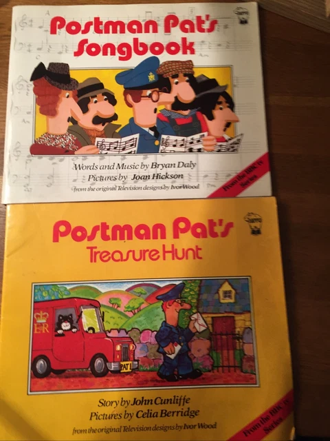 VINTAGE POSTMAN PAT’S Songbook & Pat’s Treasure Hunt. Books. Bryan Daly ...