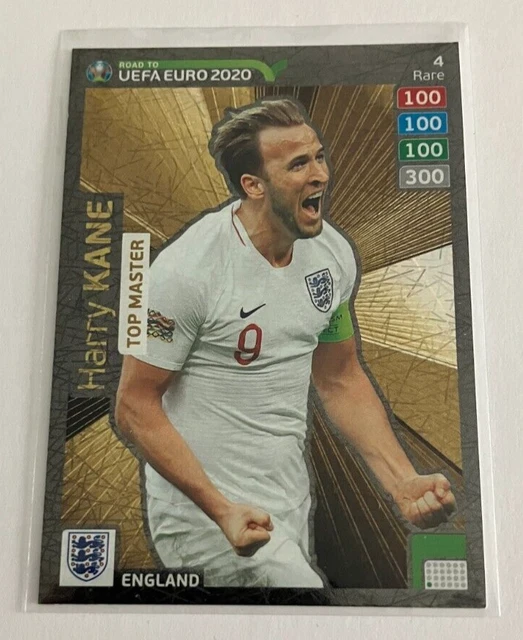 CARTE CARD CARTA TOP MASTER n°4 Harry KANE England Panini Road to UEFA ...