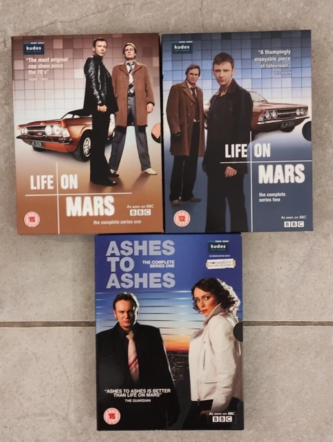 LIFE ON MARS The Complete Series 1 & 2, Ashes To Ashes DVD Box Sets ...