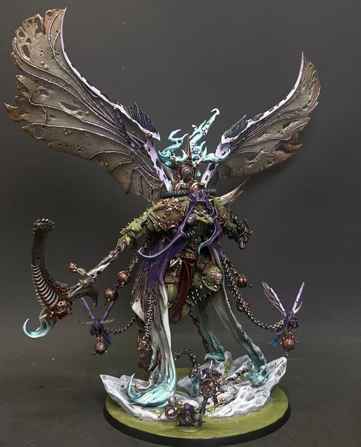 WARHAMMER 40K MORTARION, Daemon Primarch Of Nurgle Death Guard Painted ...