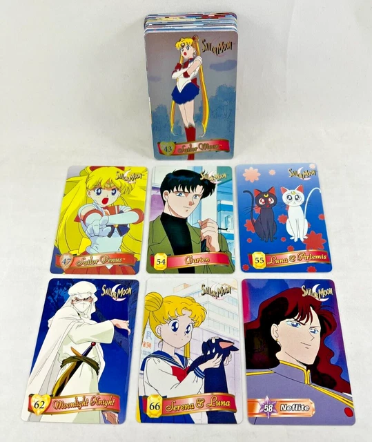 SAILOR MOON SERIES 2 CARDZILLION 1996 Complete Card Set (43-84) w/ 6 ...