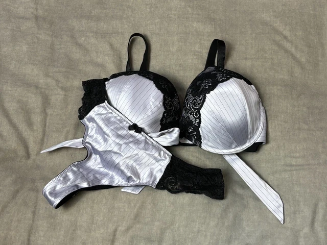 ULTIMO BRA SET Satin Bra Set 36dd Size 14 Satin Bra And Knickers Set ...