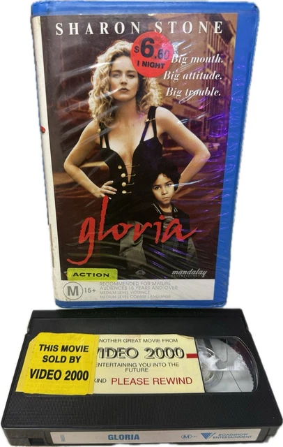 GLORIA SHARON STONE VHS video tape Sharon Stone Roadshow Ex Rental M15 ...