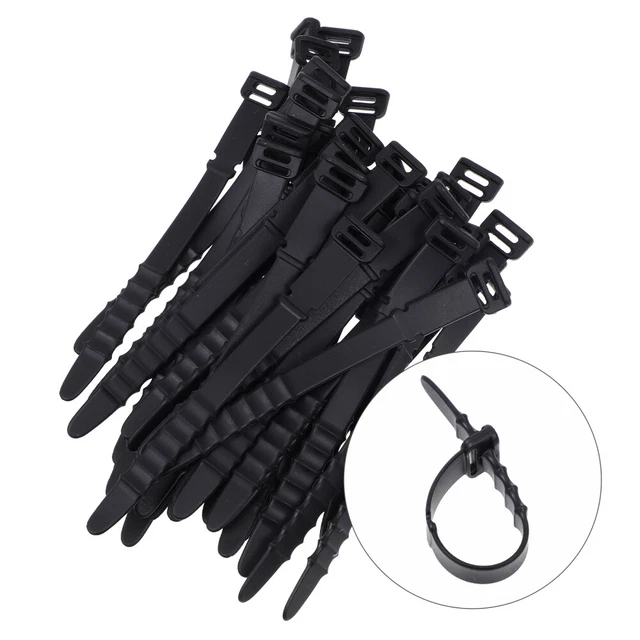 40 PCS REMOVABLE Cable Ties Self- Locking Ties Indoor Outdoor Tie Wraps ...