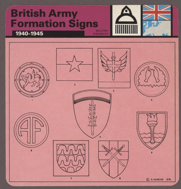 Ww2 British Formation Signs FOR SALE! - PicClick UK