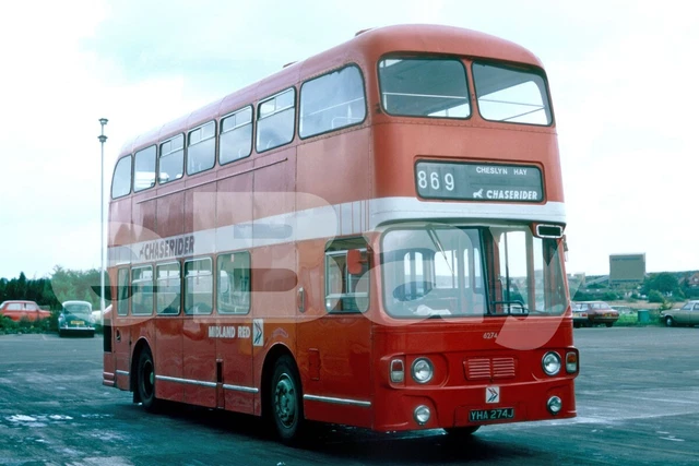 BUS PHOTO - Midland Red North Chaserider 6274 YHA274J Fleetline ...