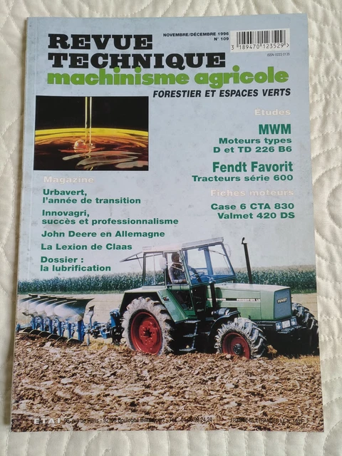 REVUE TECHNIQUE TRACTEUR Fendt Favorit 600 610 611 612 614 615 Ls S Lsa EUR 49,00 - PicClick FR
