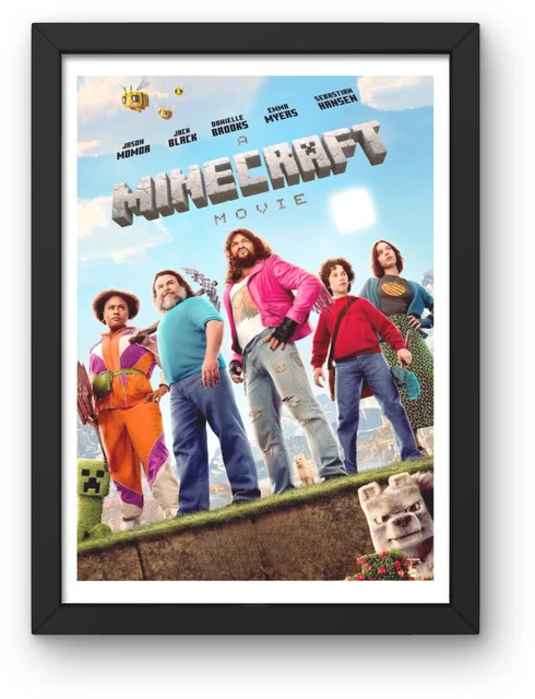 MINECRAFT MOVIE 2025 Movie Films Poster Print Wall Art A5 A4 A3. £9.99 ...