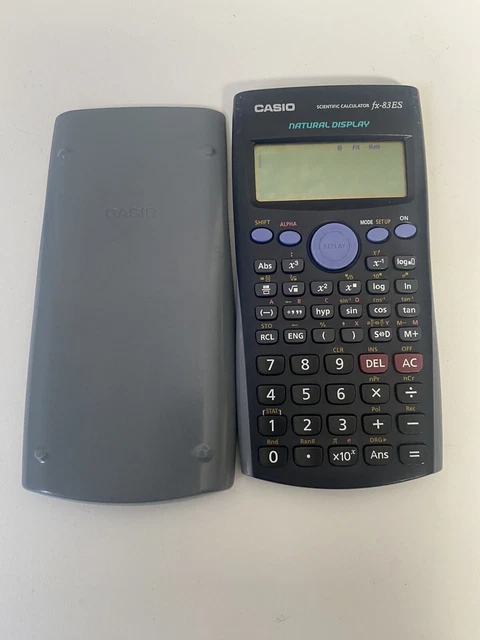 CASIO FX-8 CALCOLATRICE scientifica matematica GCSE/A livelli/esami ...