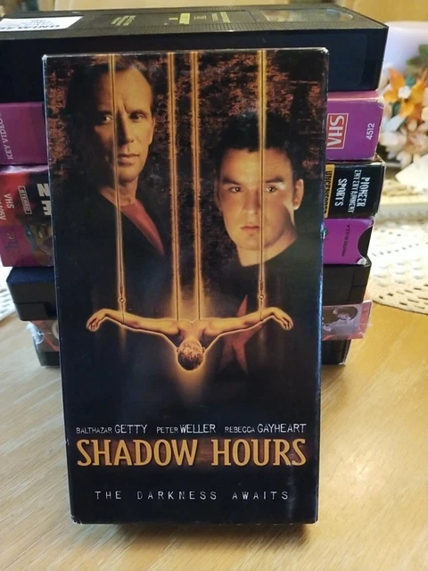 SHADOW HOURS VHS, Peter Weller, Rebecca Gayheart, Balthazar Getty, City ...