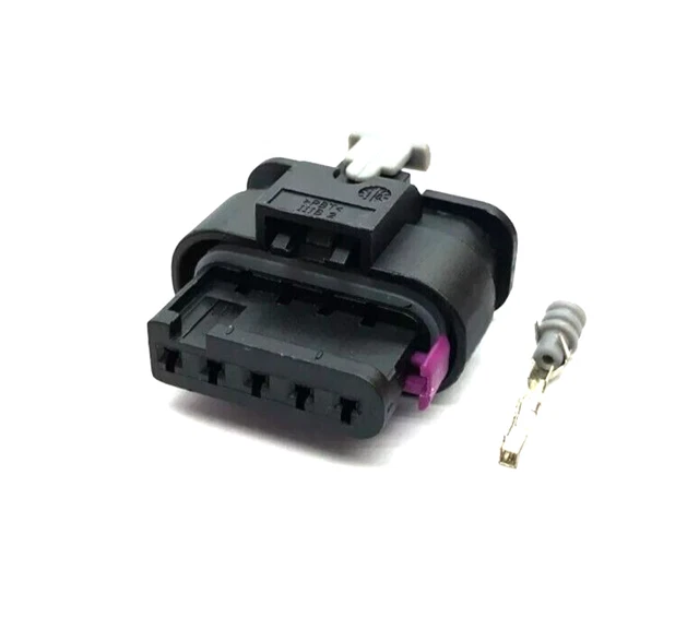 VW AUDI VAG 5 Pin Way Connector Plug Kit For Mass Air Flow MAF ...