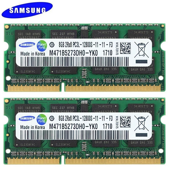 SAMSUNG 8GB DDR3L 1600MHz 204-Pin Sodimm memory LAPTOP RAM PC3L-12800 LOT DDR3L £12.72 - PicClick UK