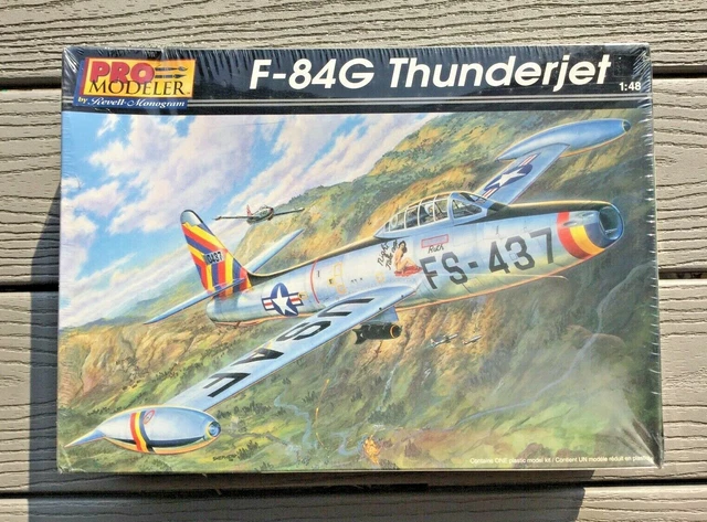MONOGRAM PRO MODELER 1/48 F-84G Thunderjet W/ P/E Parts Plastic Model ...