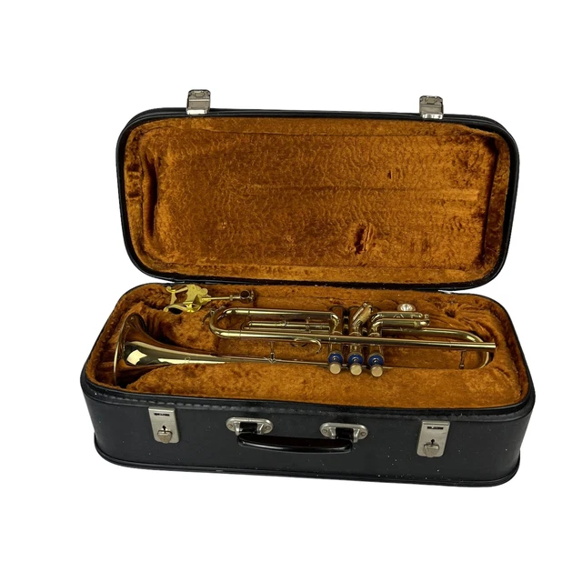 CORTON 80 TRUMPET with Case Brass Finish Made in France No 081935 ...