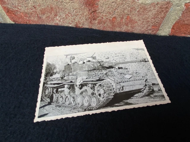 WW2 CAPTURED GERMAN Panzer Tank Russian Front Photo Postcard Ukrainian ...