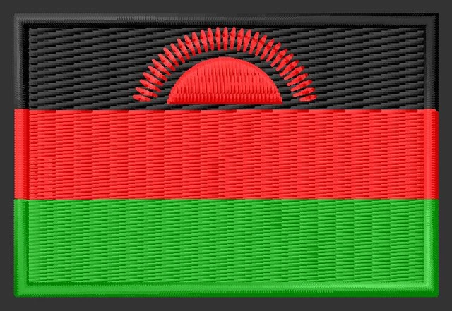 FLAG MALAWI DRAPEAU Malawi ecusson brodé patche Thermocollant patch EUR ...