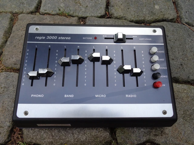 DDR MISCHPULT RFT regie 3000 stereo mit BDA – hifi robotron vermona ...