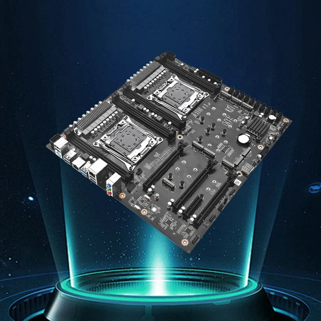 X99 D4 DUAL Pro Computer Motherboard 8 DDR4 Memory Slot 10 SATA 3.0 ...