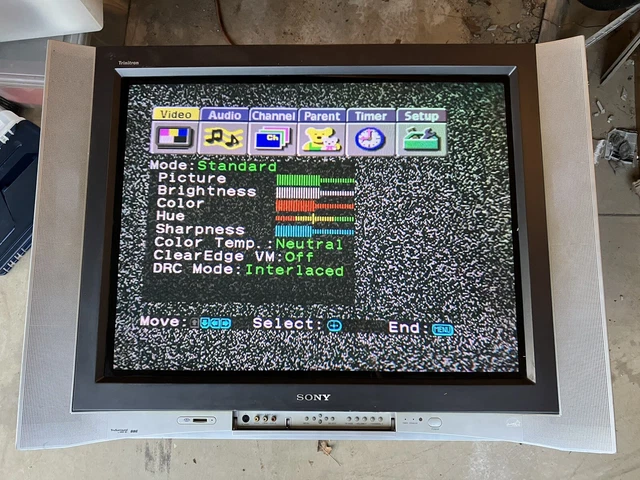 SONY 36&& CRT TV Wega Trinitron gioco KV-36HS510 EUR 70,27 - PicClick IT