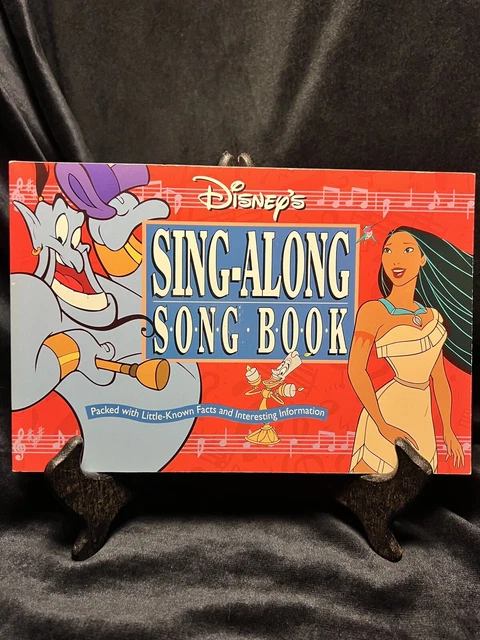 DISNEY’S SING-ALONG SONG Book Packed Fact & Little Known Info. Great ...